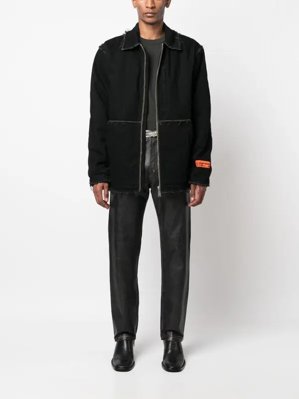 Heron Preston Rebuilt Zip-up Denim Jacket