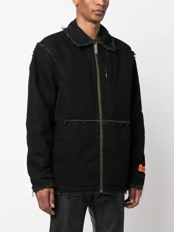 Heron Preston Rebuilt Zip-up Denim Jacket