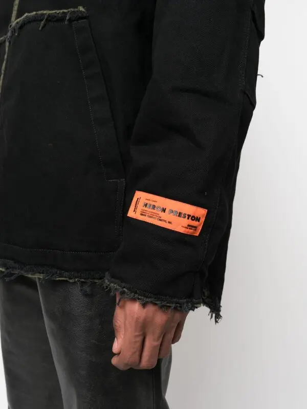 Heron Preston Rebuilt Zip-up Denim Jacket