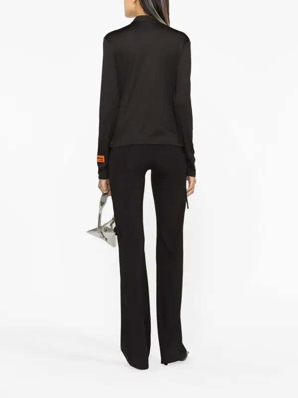 Heron Preston Lace-up Ruched Shirt
