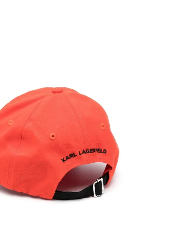 Karl Lagerfeld Ikonik Karl Cotton Baseball Cap
