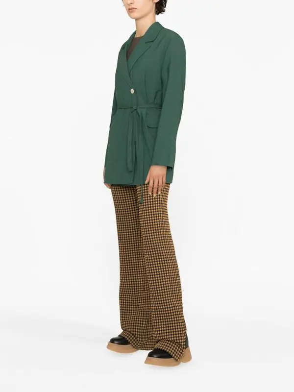 GANNI Off-centre Belted Blazer