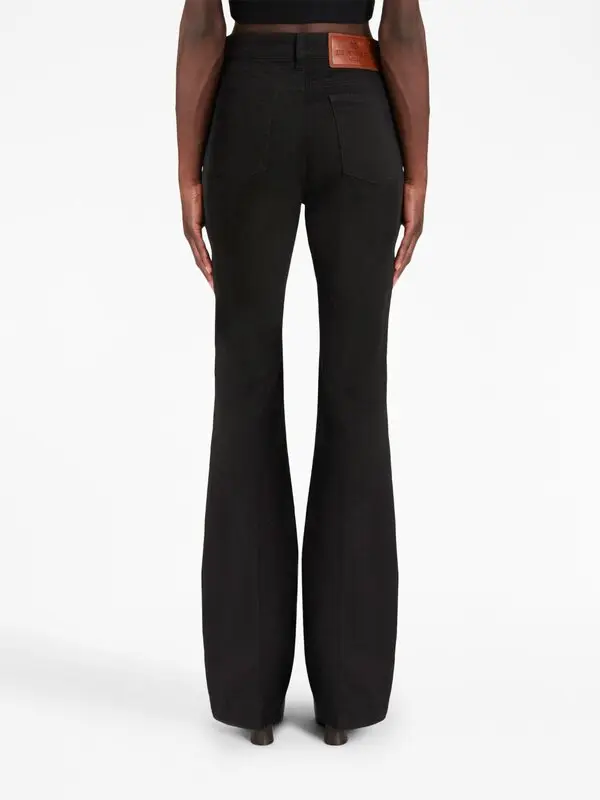 Etro Foliage-embroidered Flared Jeans