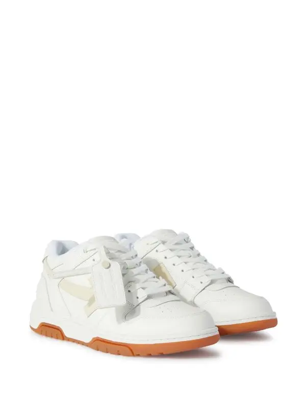 Off-White Out Of Office" Leather Sneakers - White