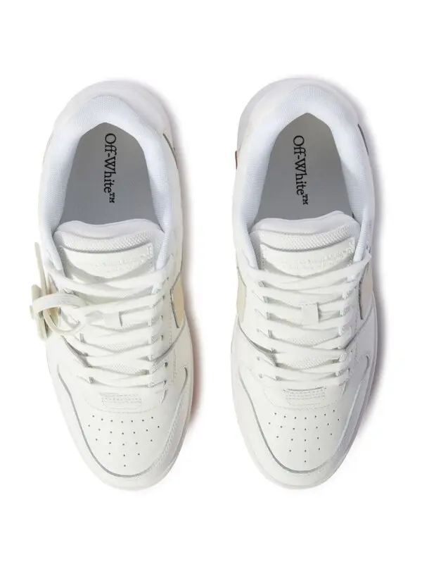 Off-White Out Of Office" Leather Sneakers - White