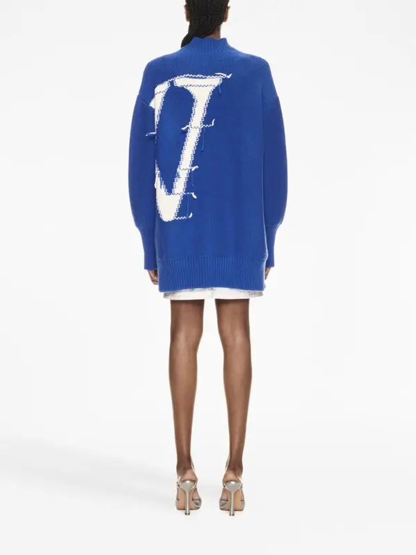 Off-White Logo-intarsia Wool Jumper