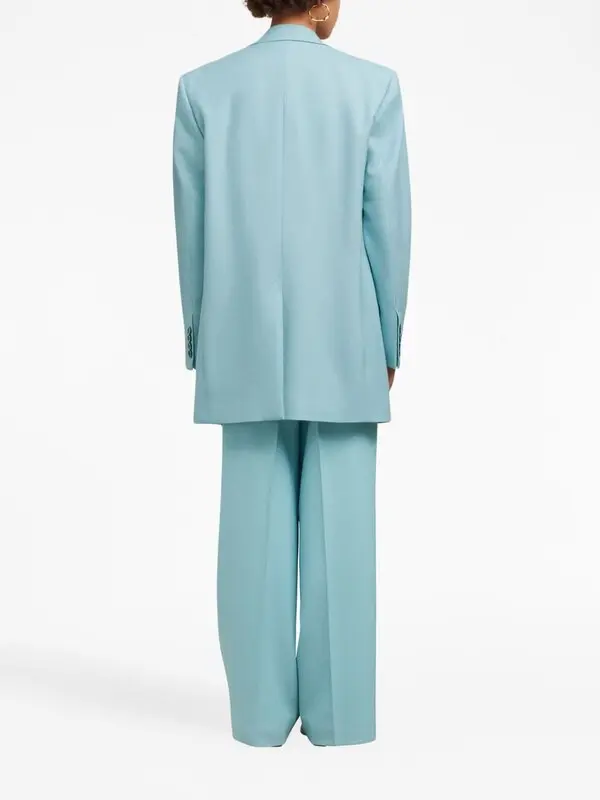 AMI Paris Oversize Single-breasted Blazer - Blue