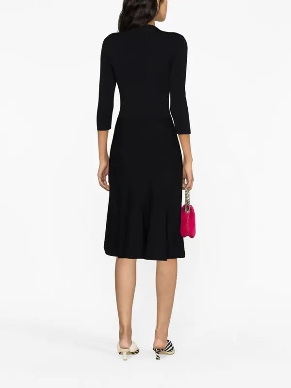Stella McCartney Knitted Flared Midi Dress