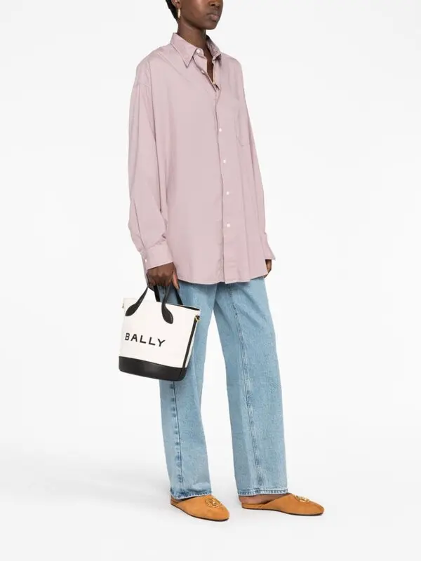 Bally Logo-print Leather Tote Bag