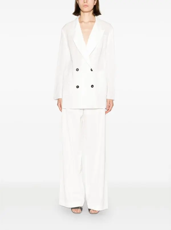 Brunello Cucinelli Double-breasted Cotton Blazer