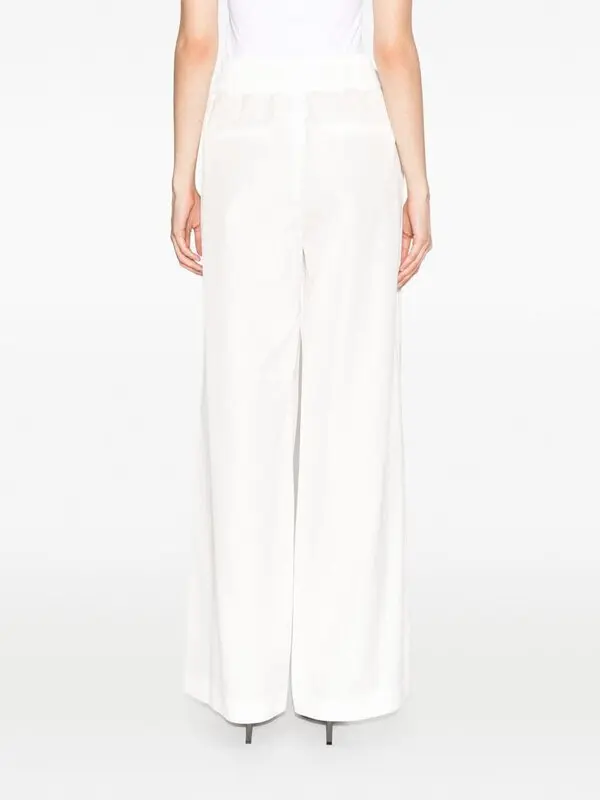 Brunello Cucinelli Exposed-seam Palazzo Trousers
