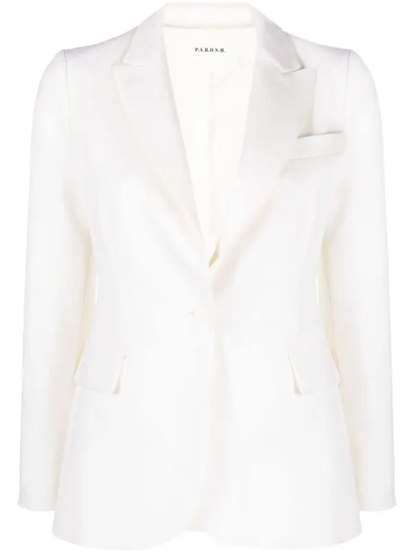 P.a.r.o.s.h Virgin Wool-blend Single-breasted Blazer
