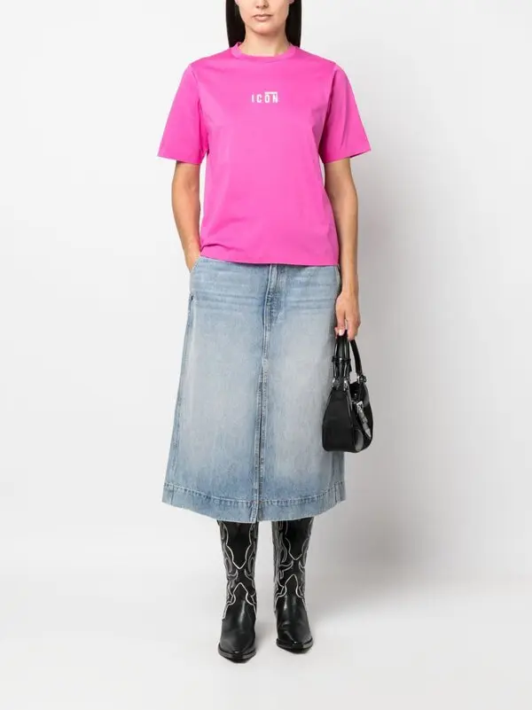 Dsquared2 Icon Print Cotton T-shirt