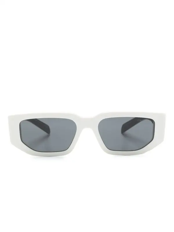 Prada Rectangle-frame Sunglasses - White