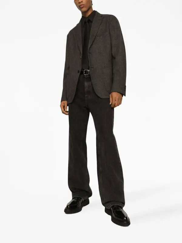 Dolce & Gabbana Prince Of Wales Check Pattern Blazer