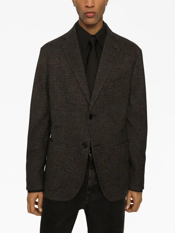 Dolce & Gabbana Prince Of Wales Check Pattern Blazer