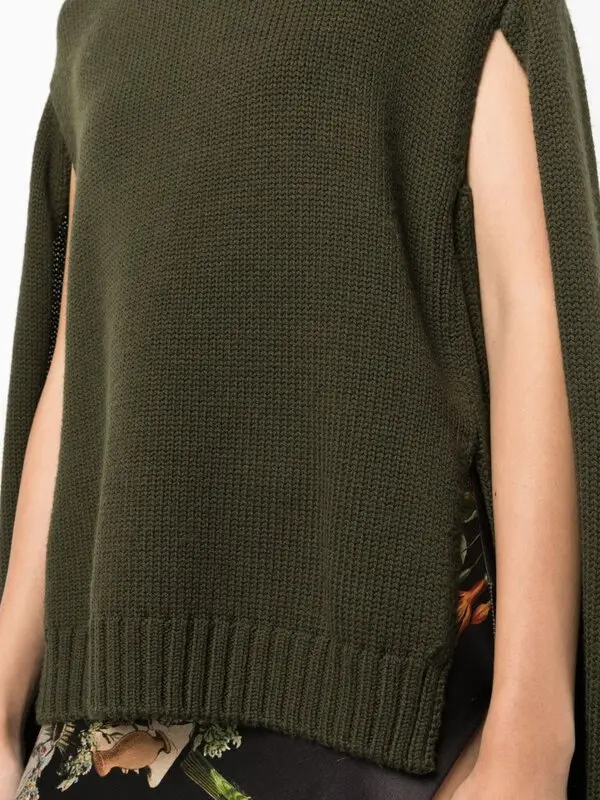 Monse Slit-sleeves Knitted Turtleneck Sweater