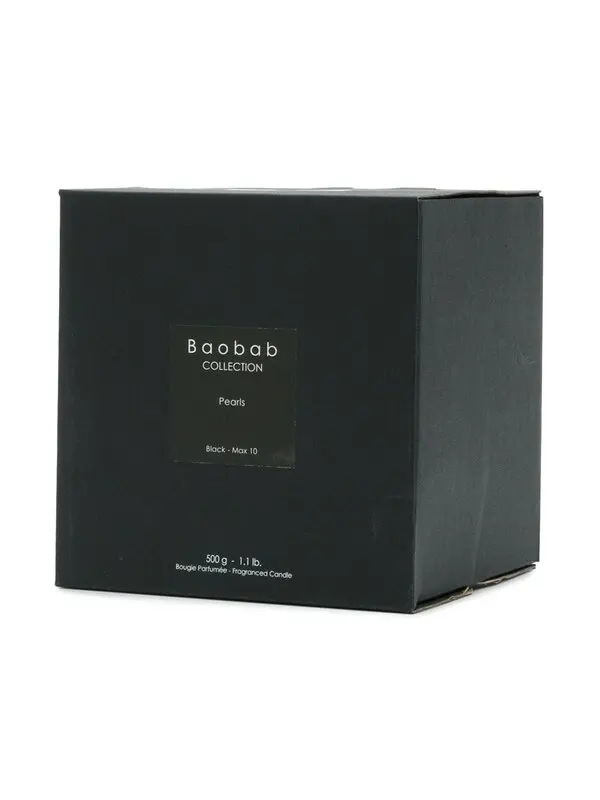 BAOBAB COLLECTION Black Pearls Candle