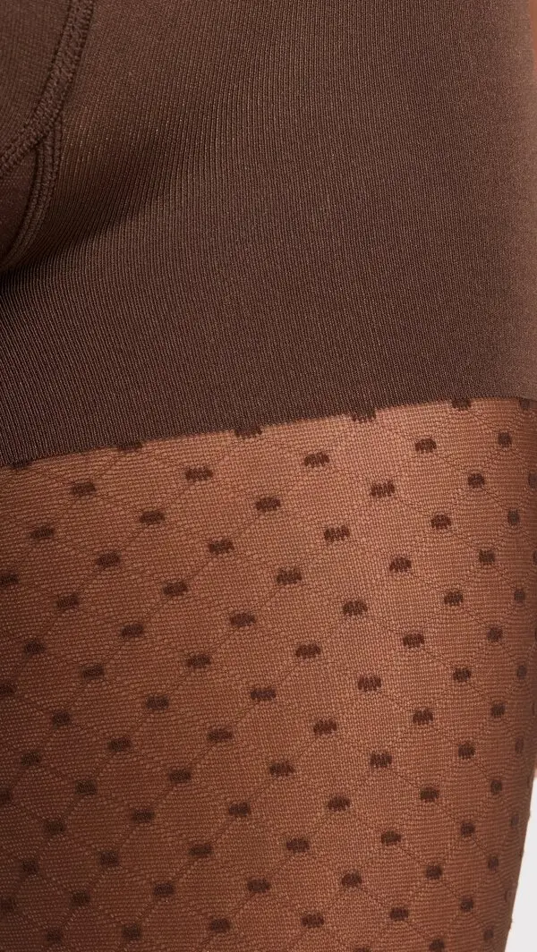 Wolford Control Dots Tights - Umber