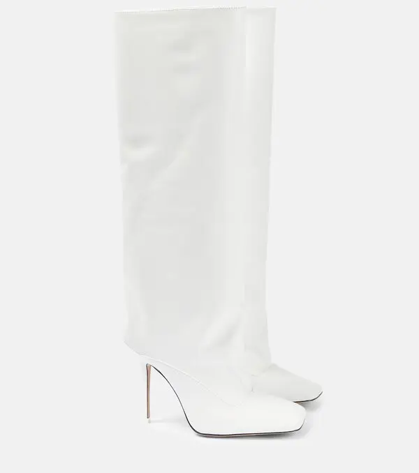 Attico Sienna Leather Knee-high Boots