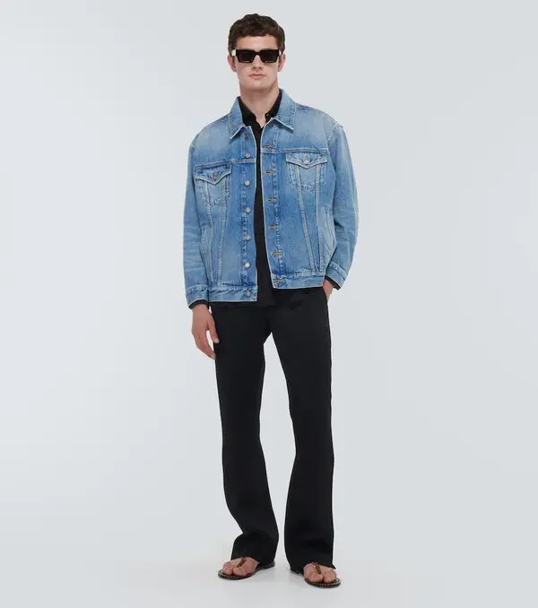 Saint Laurent Oversized Denim Jacket