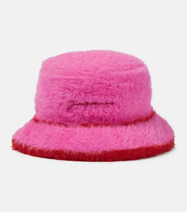 Jacquemus Le Bob Neve Bucket Hat - Pink