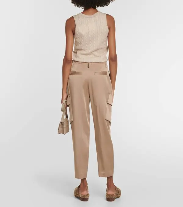 Brunello Cucinelli High-rise Cargo Trousers