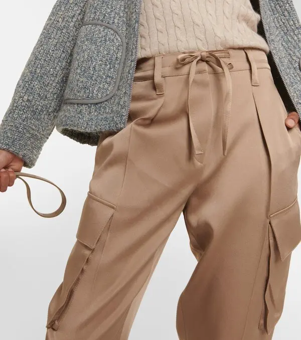 Brunello Cucinelli High-rise Cargo Trousers
