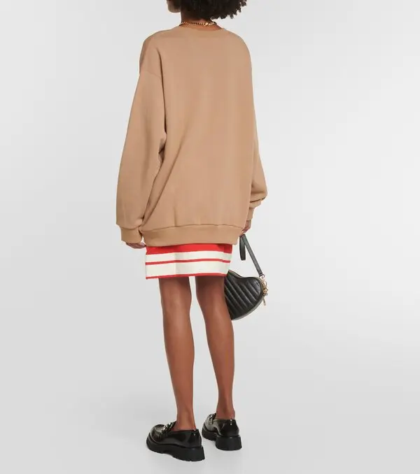 Gucci Logo Printed Cotton Jersey Sweatshirt