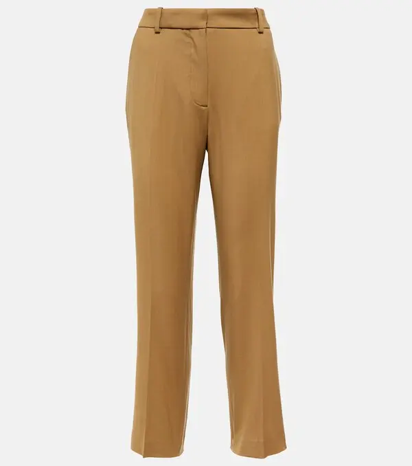 JOSEPH Eliston Straight Pants - Beige