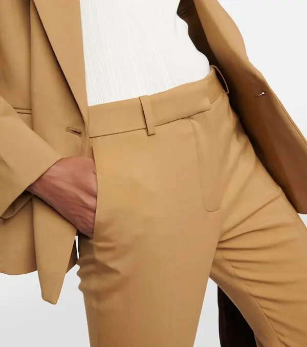 JOSEPH Eliston Straight Pants - Beige