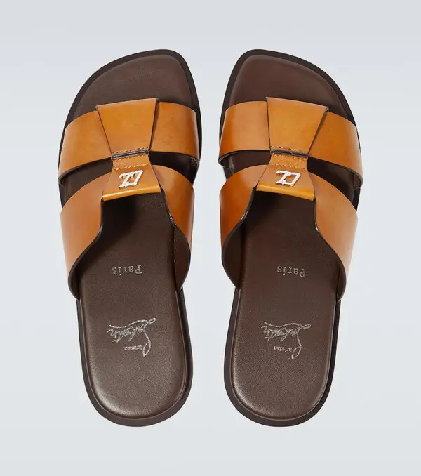 CHRISTIAN LOUBOUTIN Loubi Be Leather Sandals