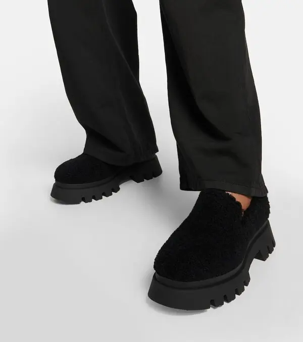 Dorothee Schumacher Shearling Platform Loafers