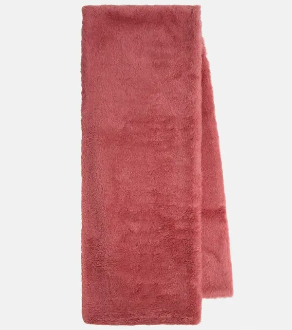 Max Mara Full Teddy Scarf - Pink
