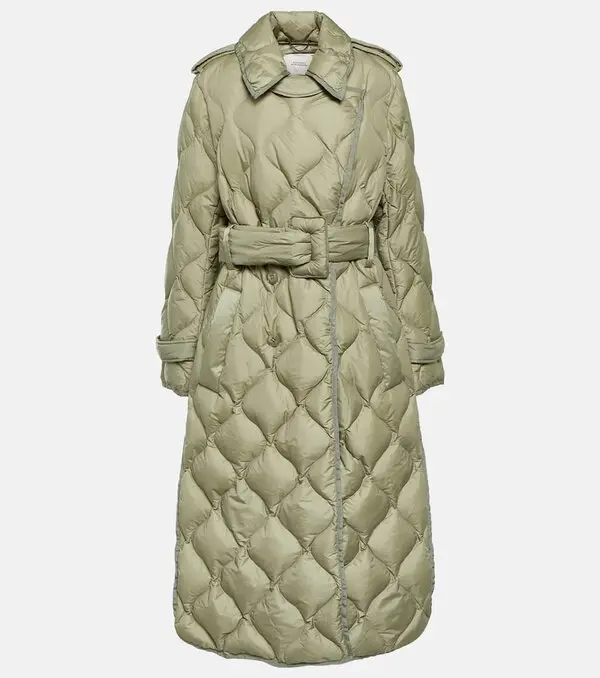 Dorothee Schumacher Quilted Down Trench Coat