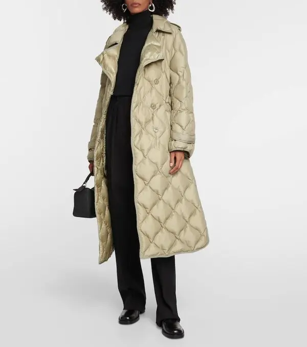 Dorothee Schumacher Quilted Down Trench Coat