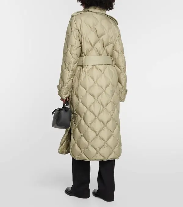 Dorothee Schumacher Quilted Down Trench Coat