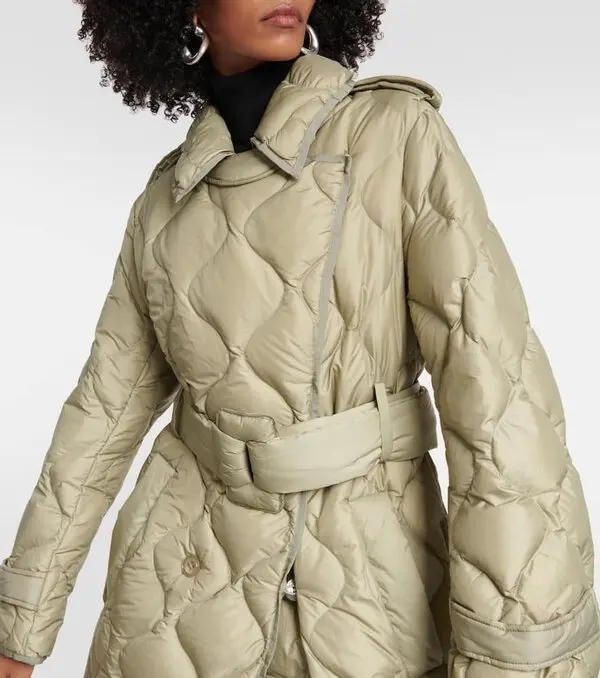 Dorothee Schumacher Quilted Down Trench Coat