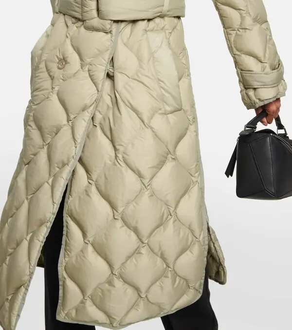 Dorothee Schumacher Quilted Down Trench Coat