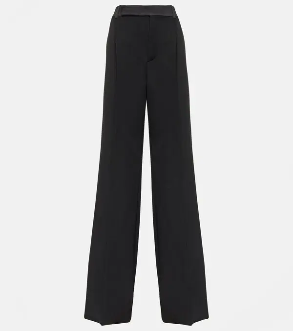 Saint Laurent High-rise Wide-leg Suit Trousers