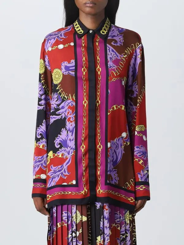 Versace Printed Viscose Shirt