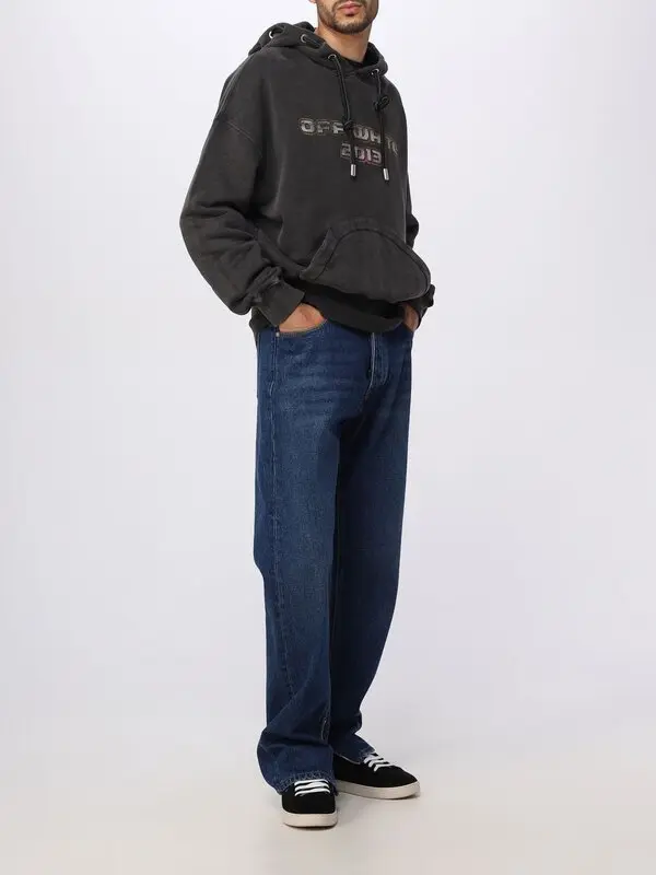 Off-White Digit Bacchus Cotton Sweatshirt