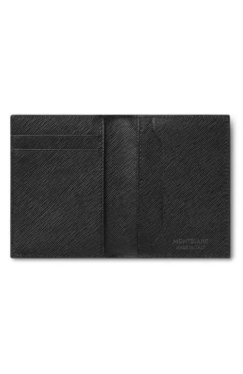 Montblanc Sartorial Leather Bifold Card Holder - Black