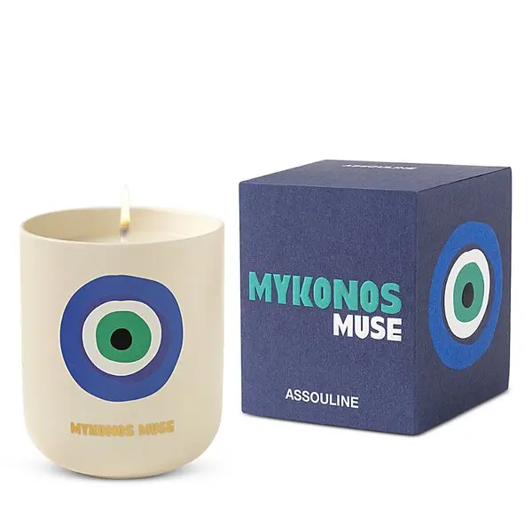 Assouline Mykonos Muse Travel From Home Candle 11.25 Oz - No Color
