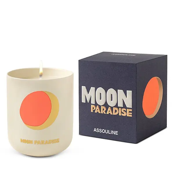 Assouline Moon Paradise Travel From Home Candle 11.25 Oz - No Color