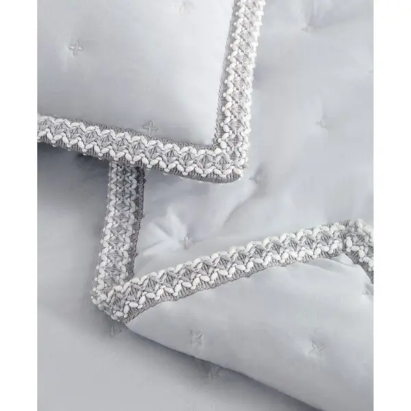 UGG Devon Braid Quilt Set, King - Gray Violet