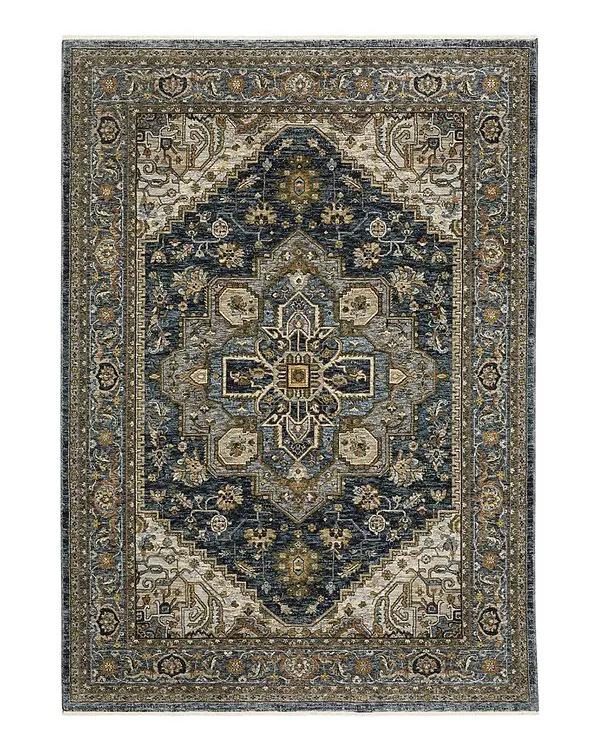 ORIENTAL WEAVERS Aberdeen 1144q Area Rug, 3'3 X 5 - Blue