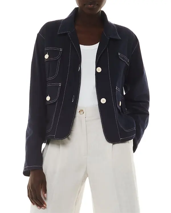 Whistles Cassie Cargo Pocket Jacket