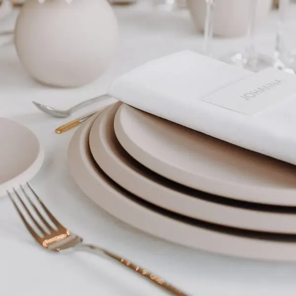 VILLEROY & BOCH New Moon Salad Plate - Beige