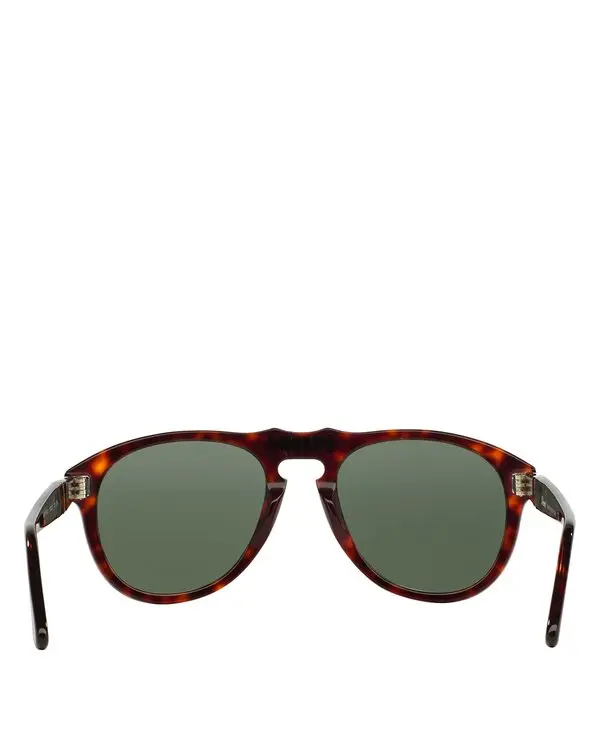 Persol Pilot Sunglasses - Havana/green Solid